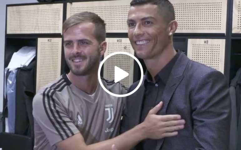Video Le Prima Immagini Di Cristiano Ronaldo Alla Juventus Cagliari