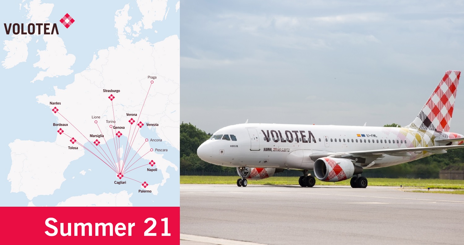 Volotea punta forte su Cagliari per l'estate 2021 | Cagliari - Vistanet