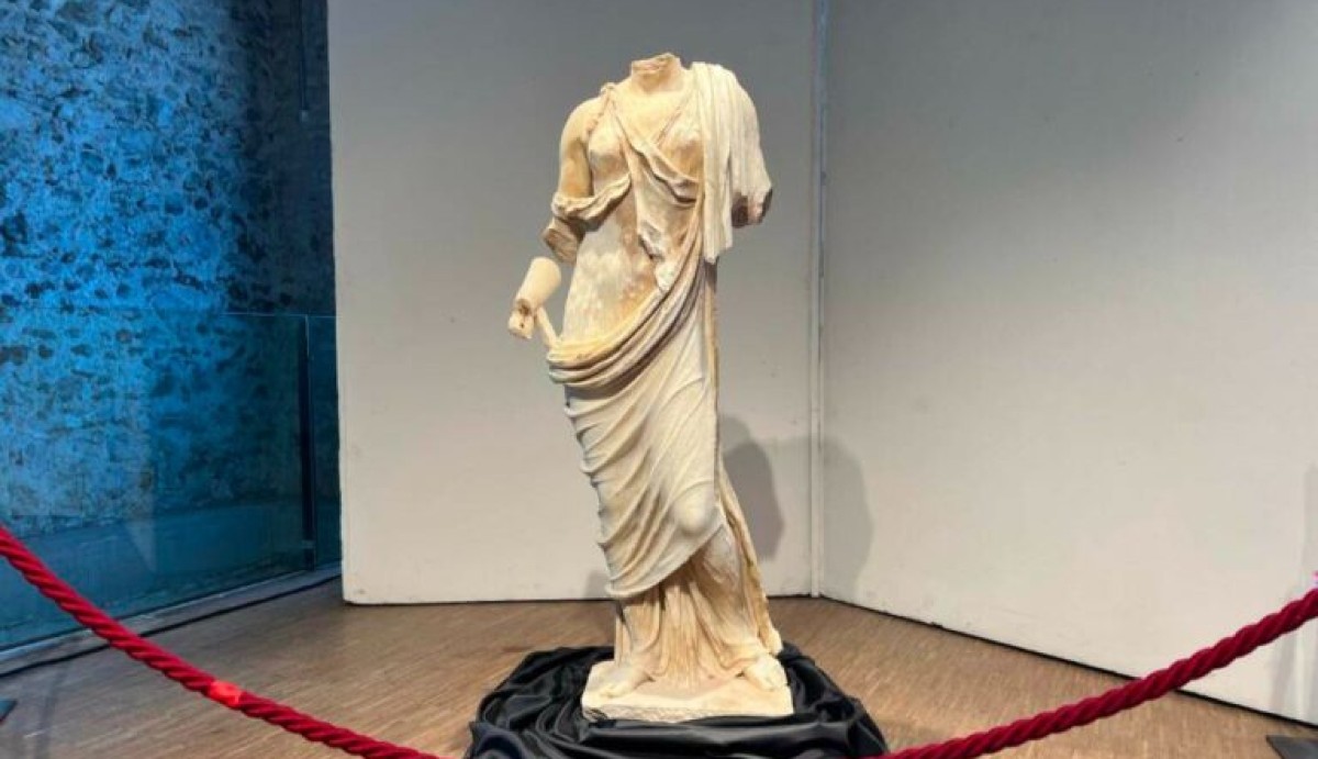 La magnifica statua romana ritrovata al Parco del Tuscolo